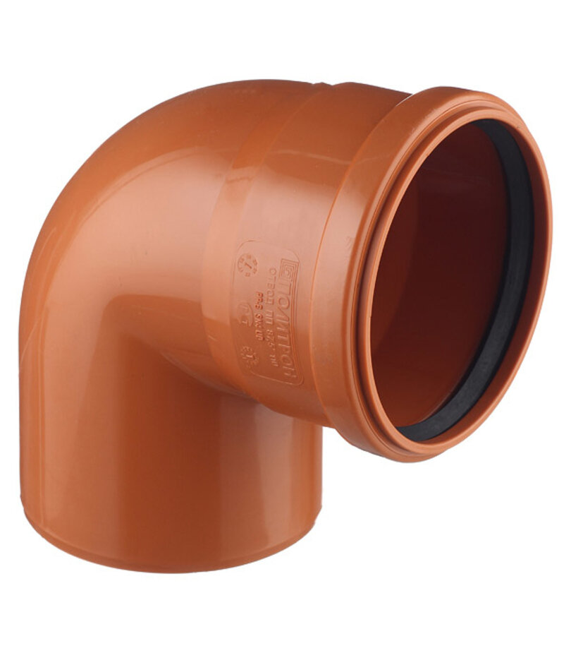 Отвод для наружной канализации PRO AQUA pph3011087