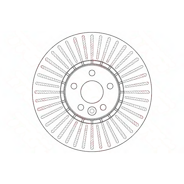 TRW DF6472S (31277342 / DF6472S) диск тормозной передний Volvo (Вольво) xc60 2010- (328мм) d