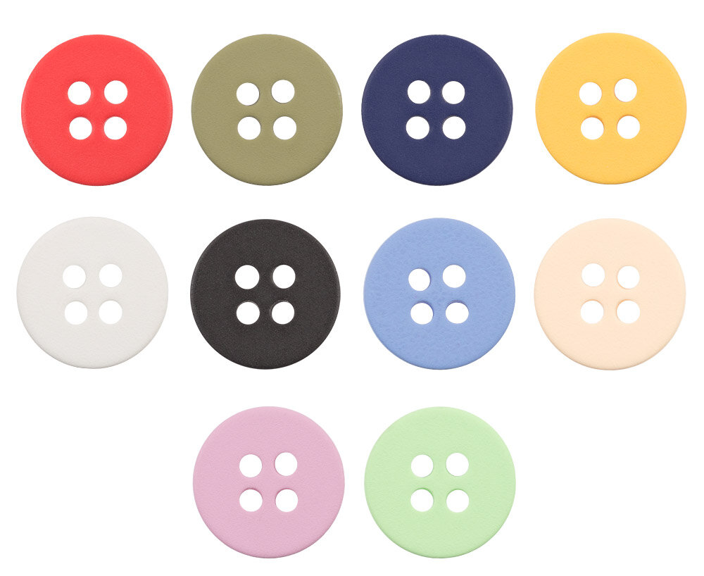 Пуговица рубашечная блузочная Gamma GEC 0001-649-VJ1R 18" 11 мм светло‑оранжевый № D847