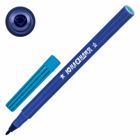 Фломастеры, меняющие цвет юнландия 5 цветов + 1 проявитель, "юный волшебник", вентилируемый колпачок, 151891