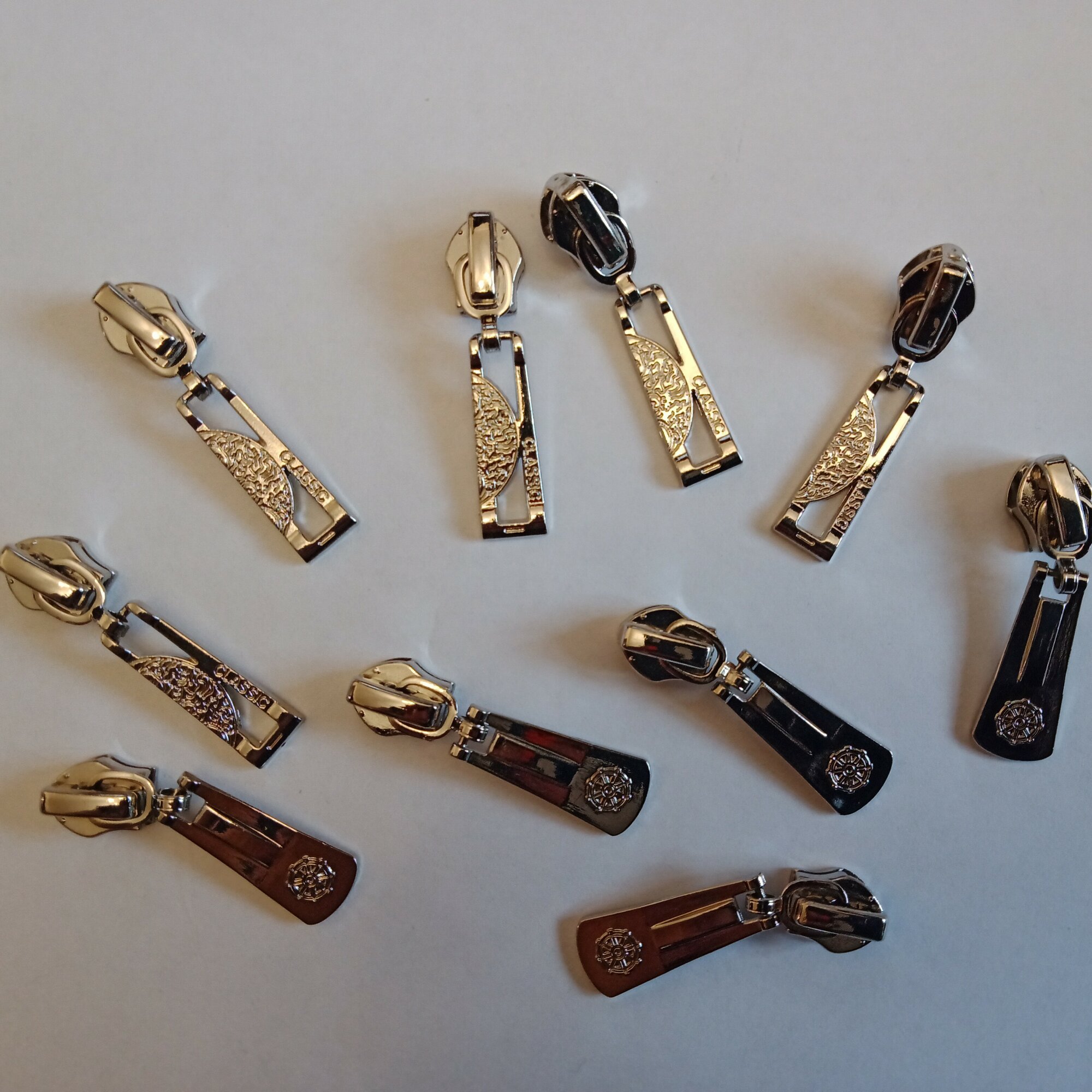 Бегунок / Замок-автомат для молнии, №7, 10 шт