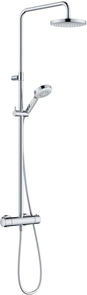 Душевая система Kludi Dive X 6807905-00 200 мм, с термостатом, хром