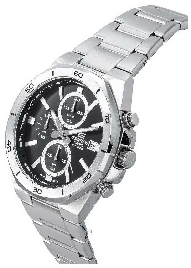 Наручные часы CASIO, серебряный, черный — фото 1