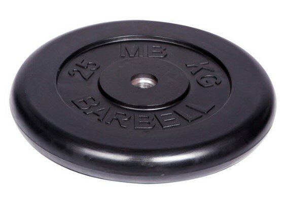 Barbell d 26 мм, 25,0 кг, black