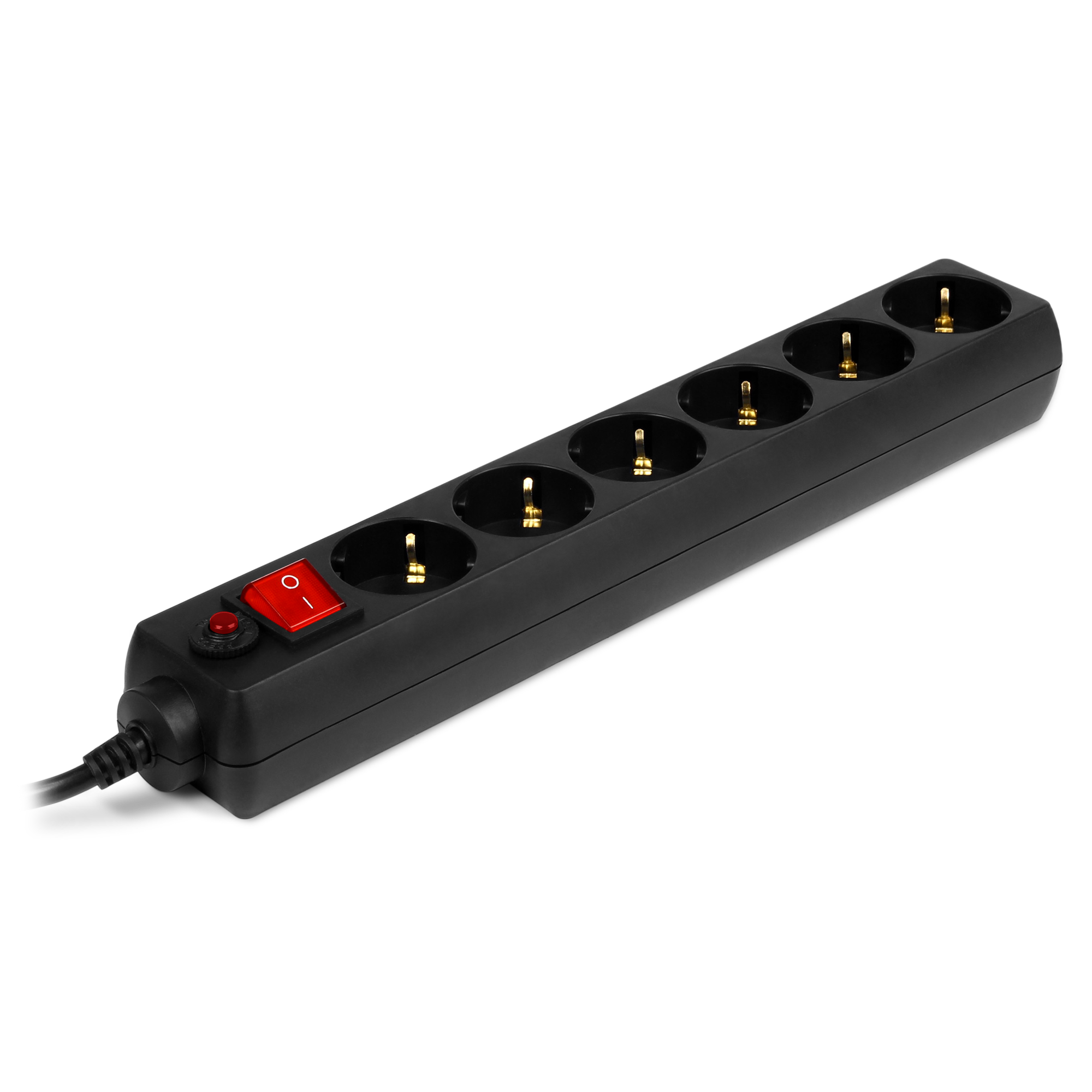 Сетевой фильтр SVEN Optima 6 розеток 1,8 м, с/з, 10А / 2200 Вт