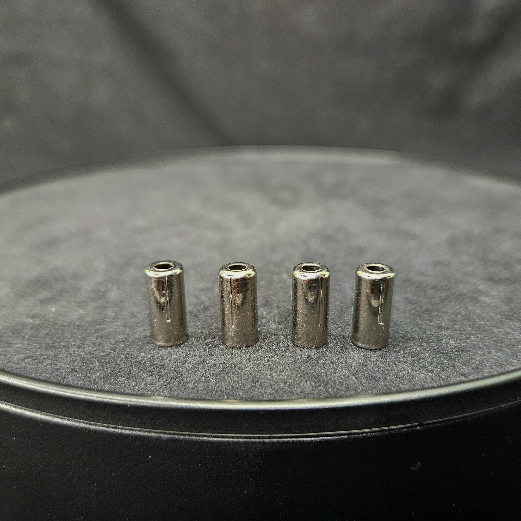 Комплект наконечников на рубашку тормоза для велосипеда Jagwire End Cap Open (короткий), 5 мм, латуные, 4 штуки