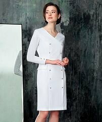 ENIGMA халат женский 118020 (52, Белый)