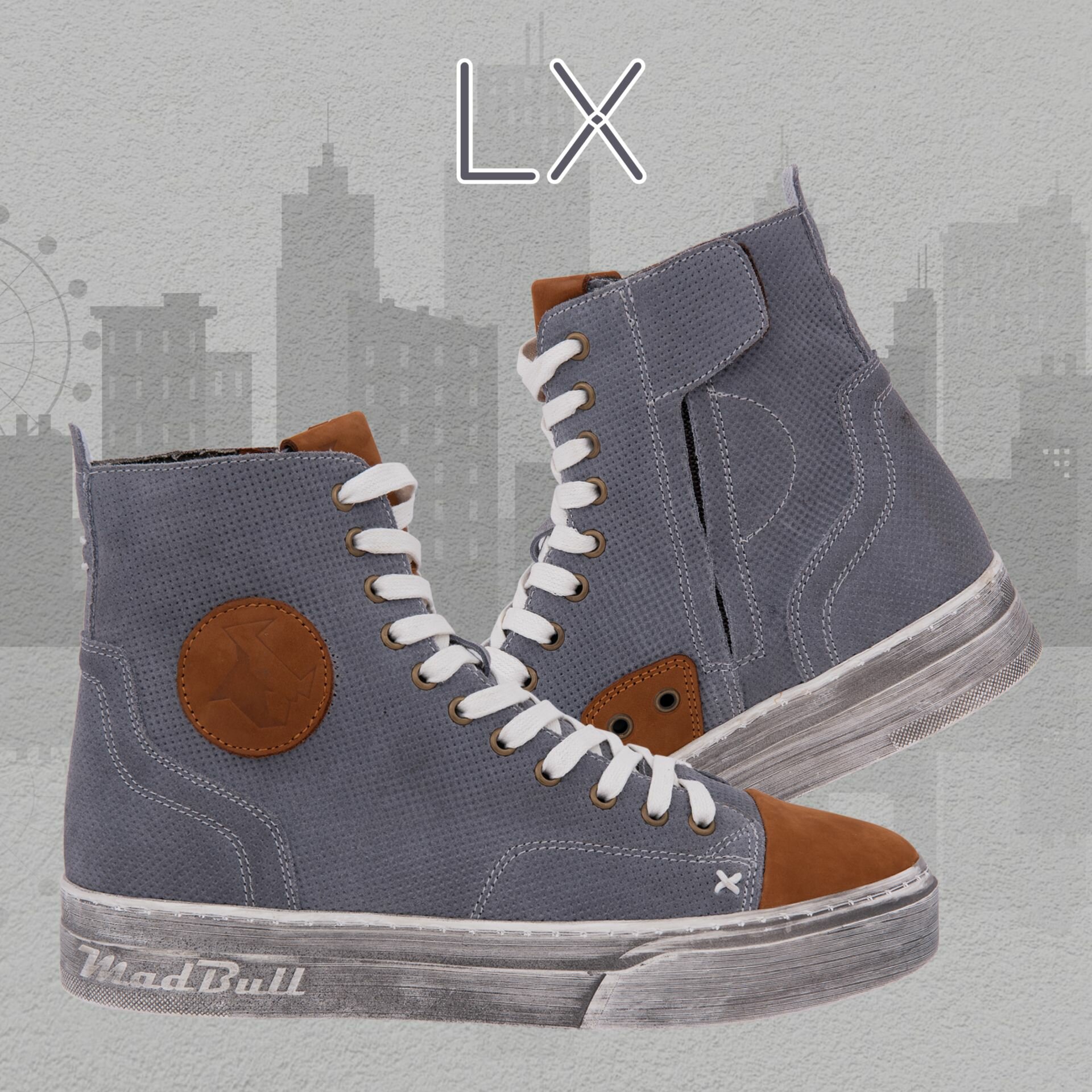 Кеды кожаные MadBull LX Grey-39