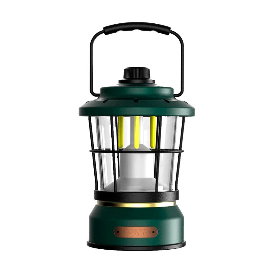 Ретро - светильник портативный Sunree Multi-Function Retro Lamp 230 лм 5000мАч до 105 часов работы зеленый