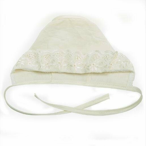 Чепчик Сонный Гномик "Лето", 100% хлопок, белый, гипоаллегенный, унисекс