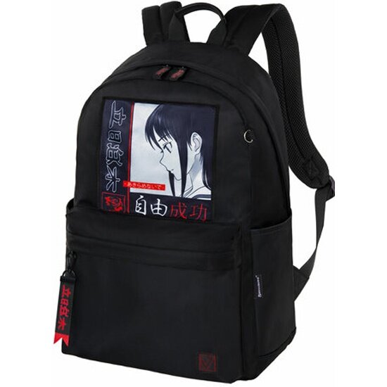 Рюкзак Brauberg 272568 FASHION CITY универсальный, карман-антивор, Anime Girl, черный, 44х31х16 см