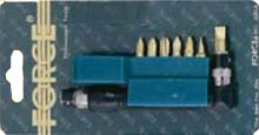 FORCE 2081A Отвертка с битами PH и PZ 1/4DR 8 предметов FORCE 2081A