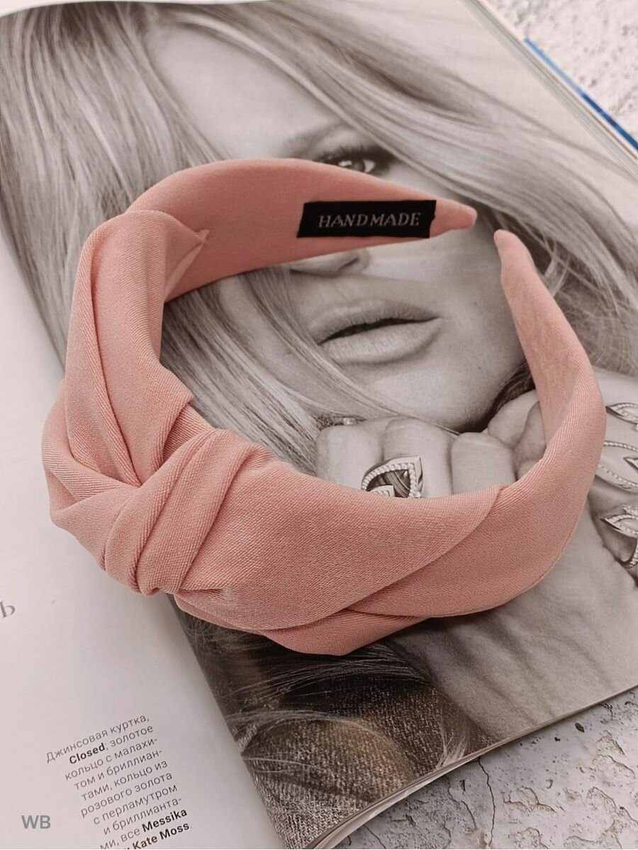 Ободок обруч для волос женский широкий