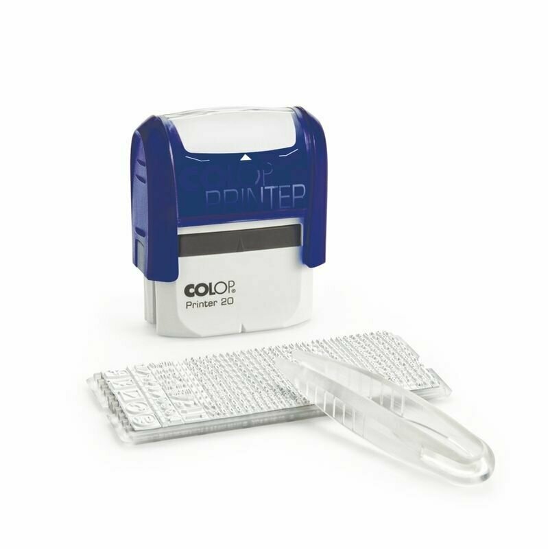 Штамп самонаборный Colop Printer 20-Set без рамки, 38*14 мм, 4 строки