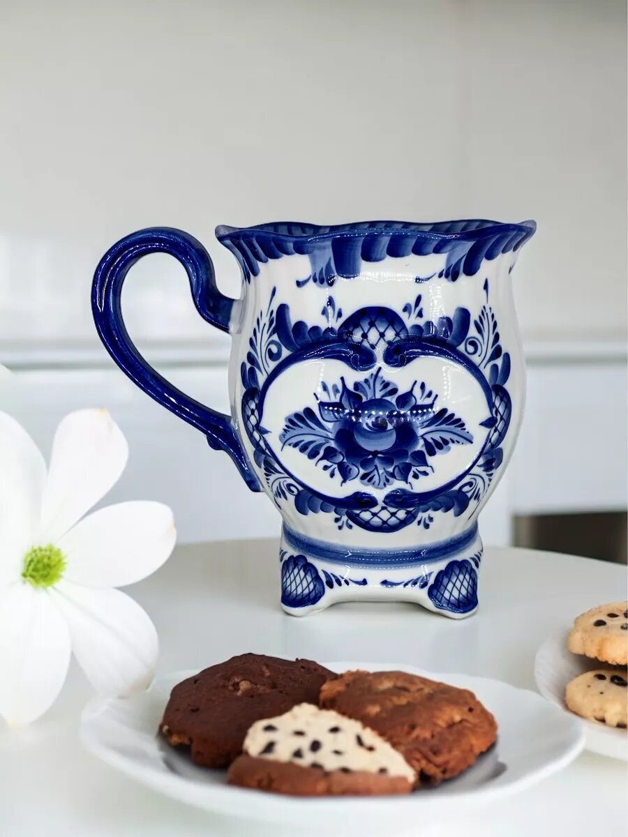 Кружка "Цветы" 750 мл