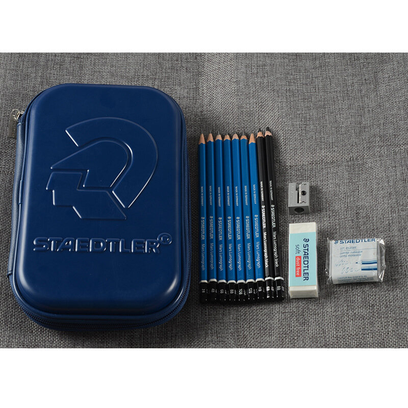 Набор для рисования STAEDTLER 100SET3, карандаши, ластик, точилка