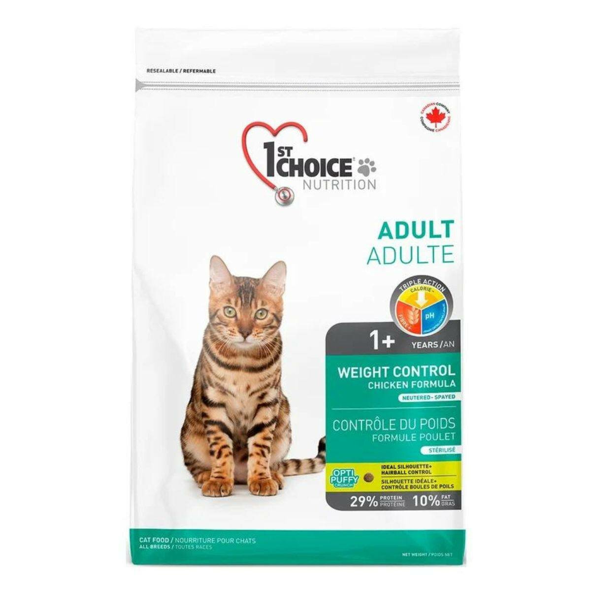 1st CHOICE корм 350г для стерилизованных кошек Контроль Веса