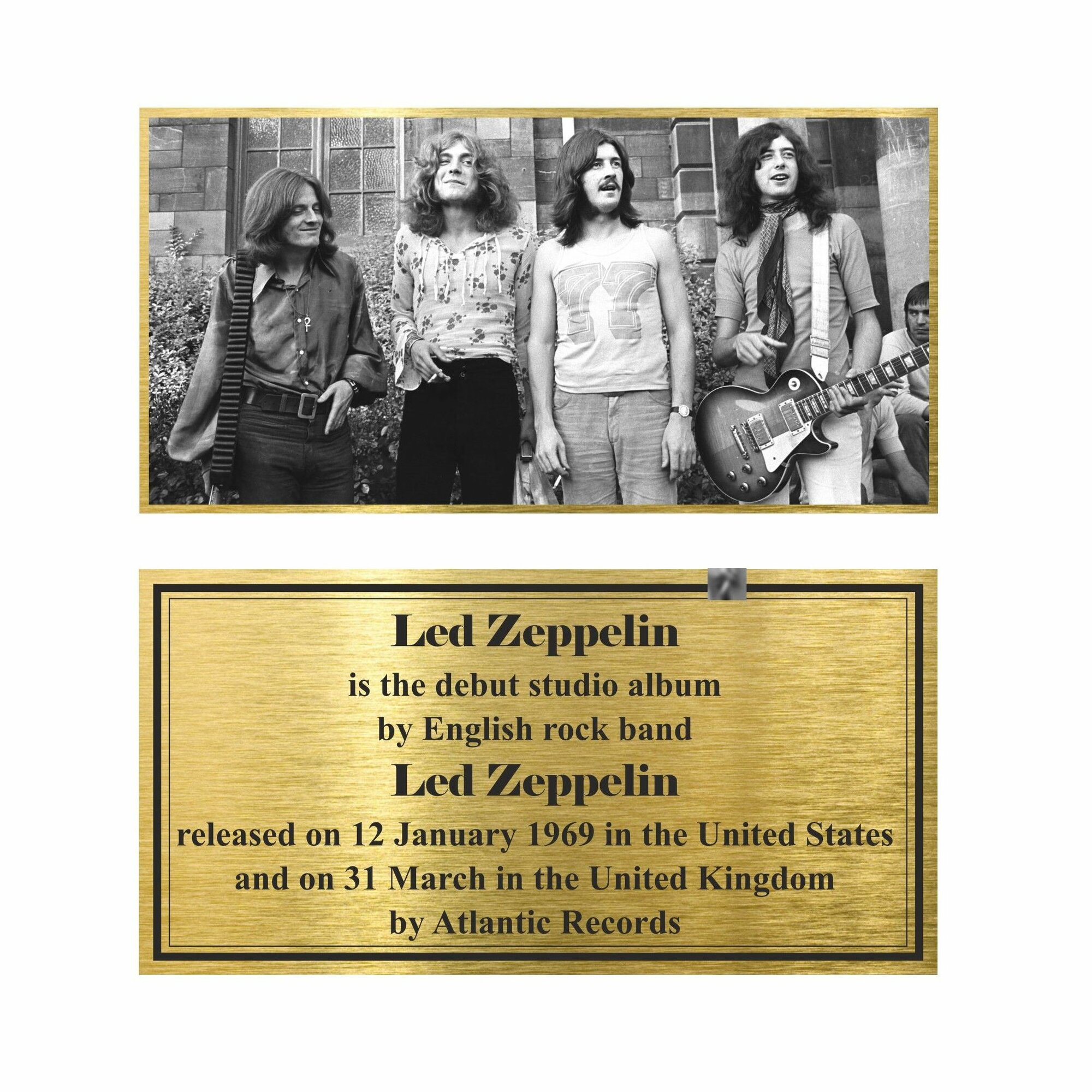 Золотой диск Led Zeppelin — фото 1