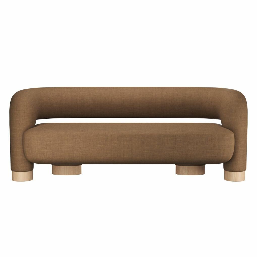 Диван PECOLA, трехместный, 1800х780х780, тон натуральное дерево коричневый