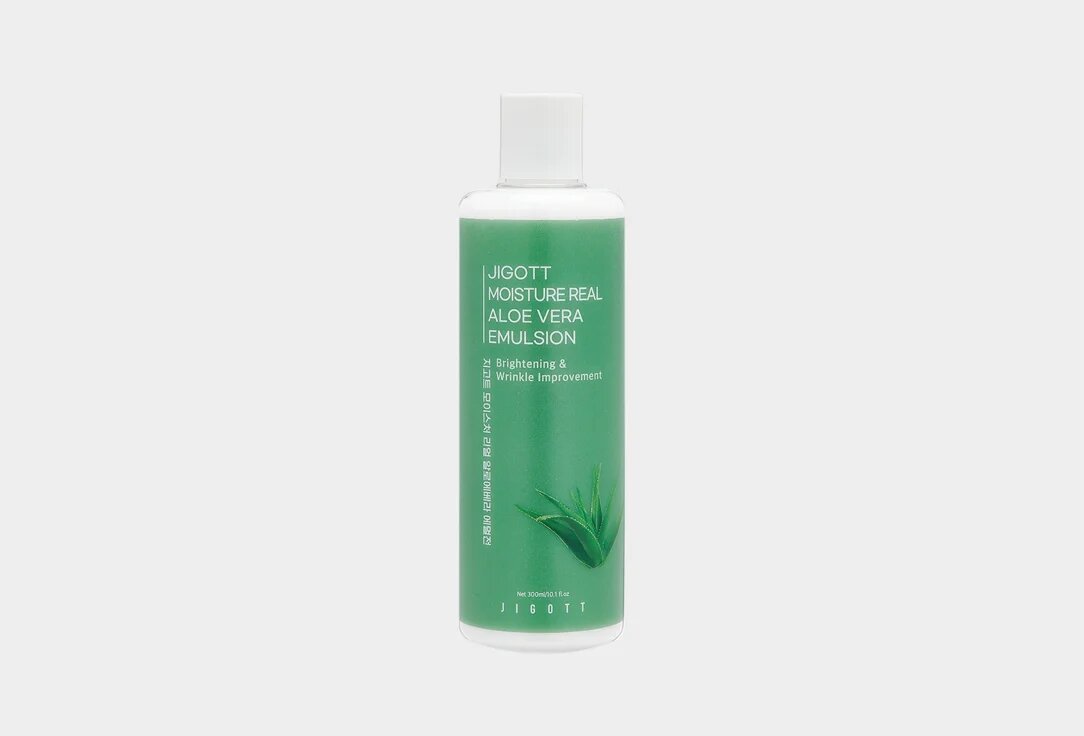 Эмульсия для лица Jigott MOISTURE REAL ALOE VERA EMULSION, 300 мл