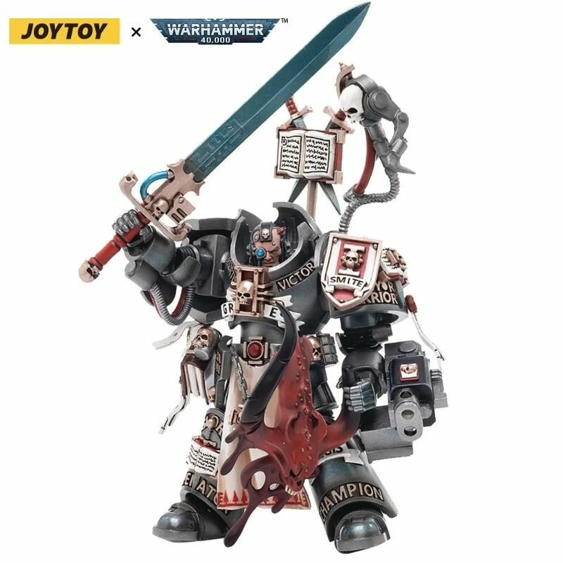 Подвижная фигурка JOYTOY Warhammer 40000 Grey Knights Terminator Incanus Neodan