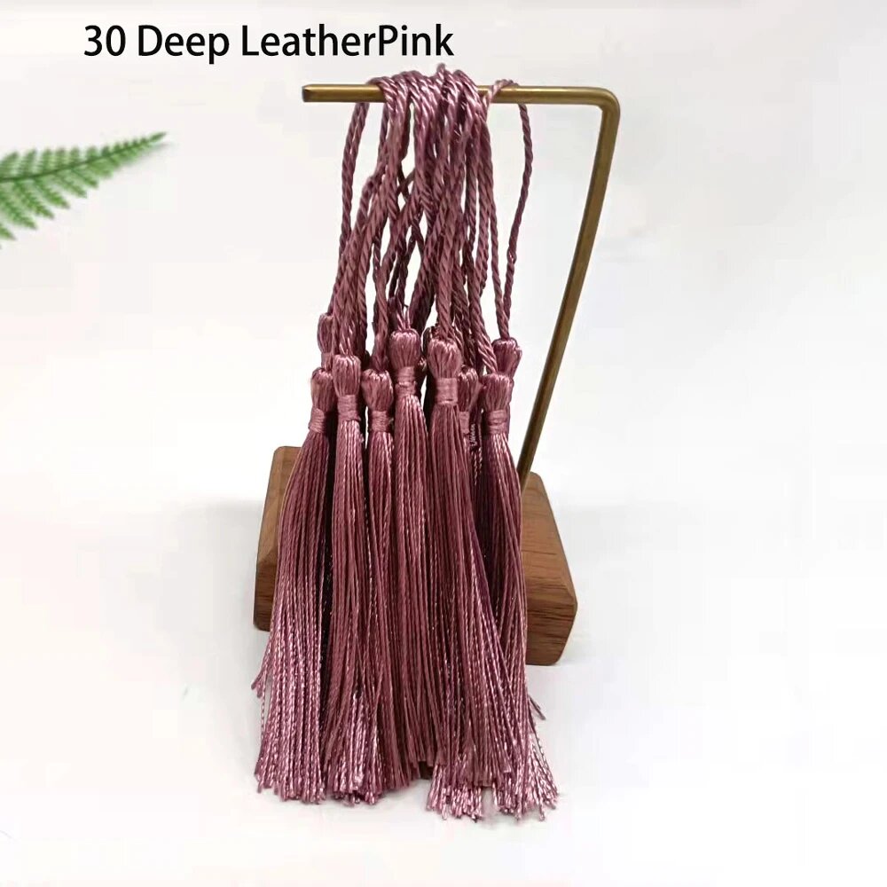 30 Deep LeatherPink кисти-бахрома, 32 шт, розовый