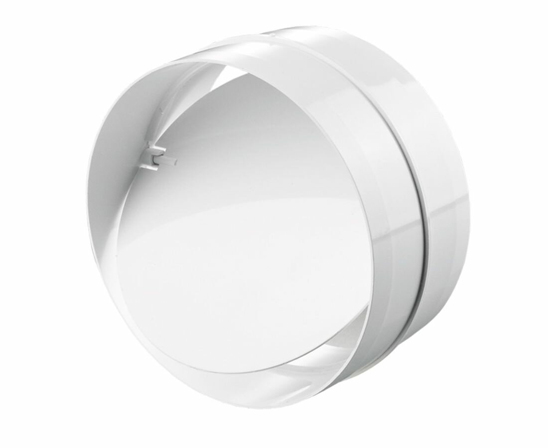 Соединитель круглых каналов с обратным клапаном D 125 мм 12,5 скпо ERA (1 ед.)