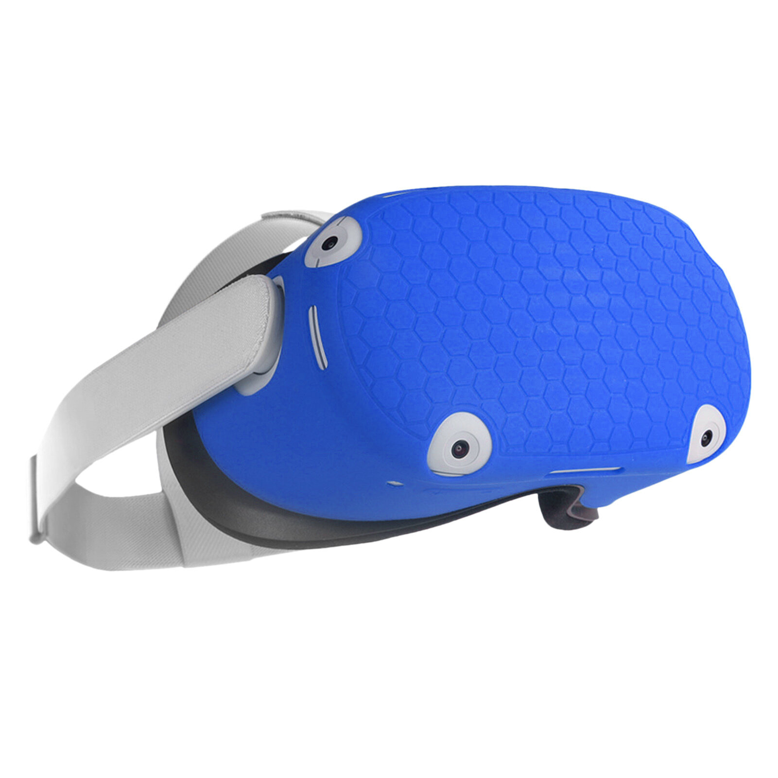 Силиконовый защитный чехол для Oculus Quest 2 (синий)