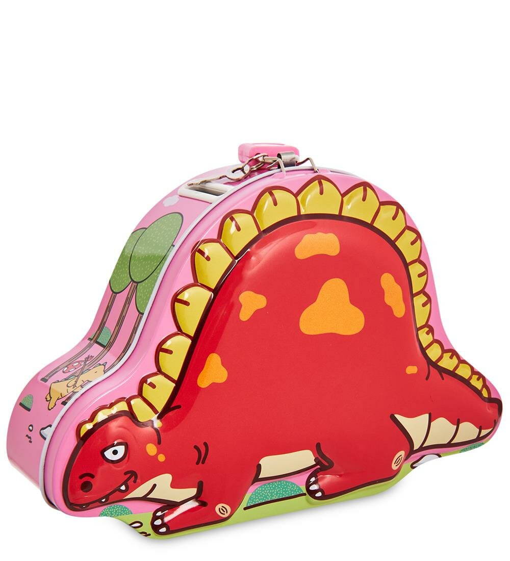 Металлическая копилка Динозавр A2168686 разностор, Металл