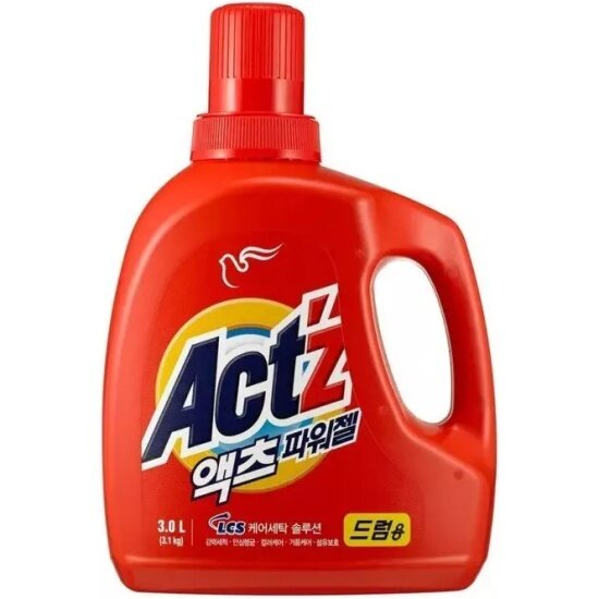 Гель для стирки Pigeon (korea) PIGEON ACT'Z Power Сила ферментов, для машин с горизонтальной загрузкой, концентрированный, 3 л