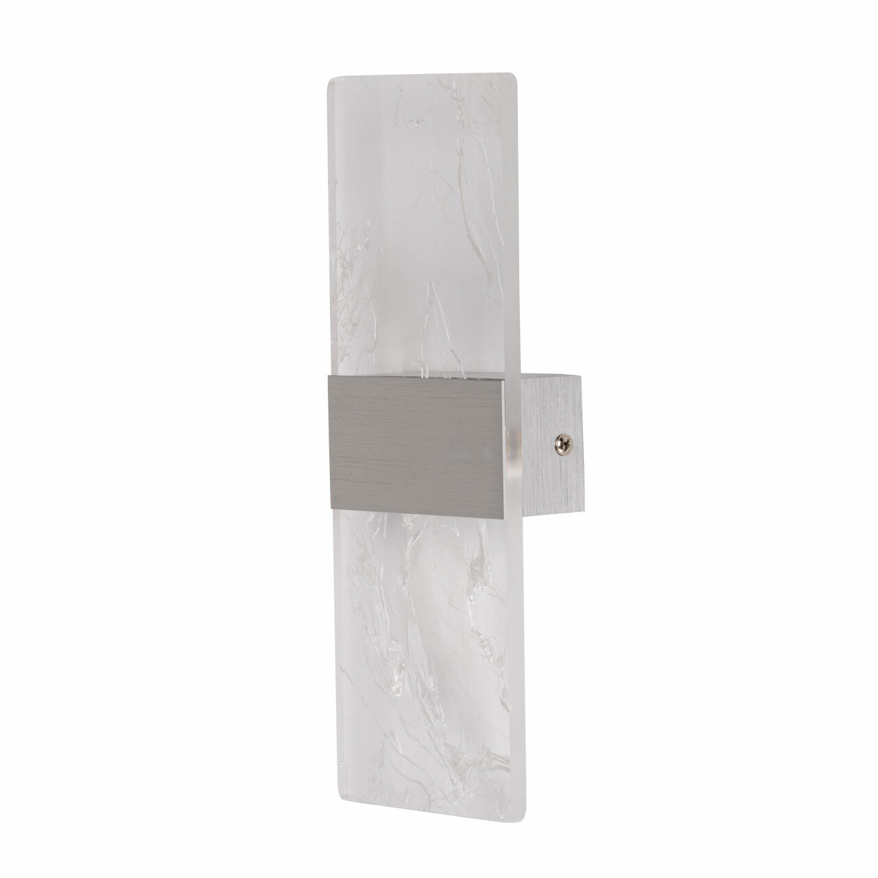 Бра, настенный светодиодный светильник De City Конти 488022801, 1*10W LED 3000-6500К, цвет: серебро