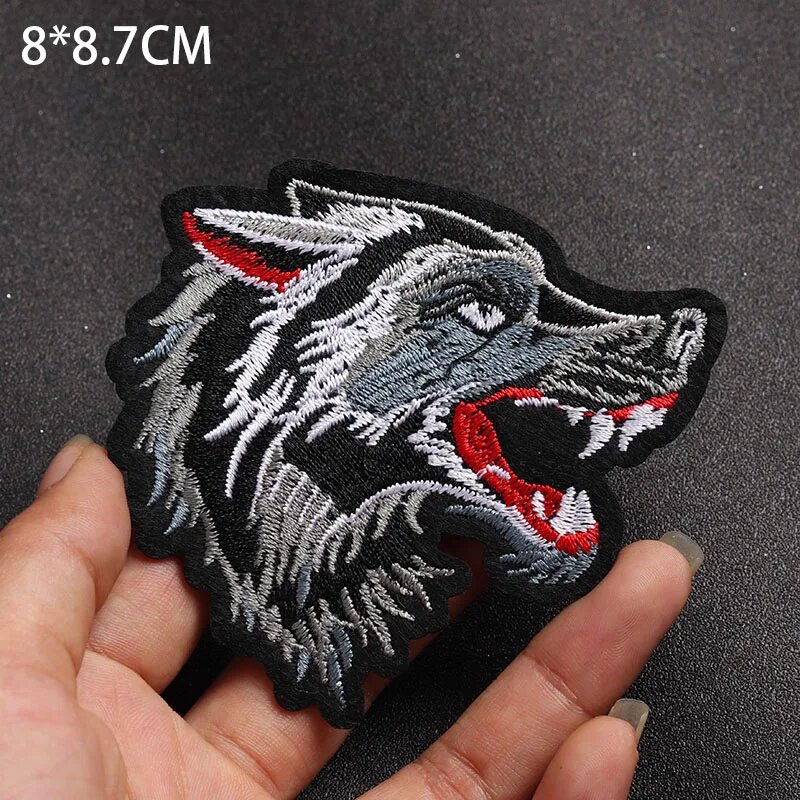 Нашивки "Голова тигра и волка" G-BT0017-9