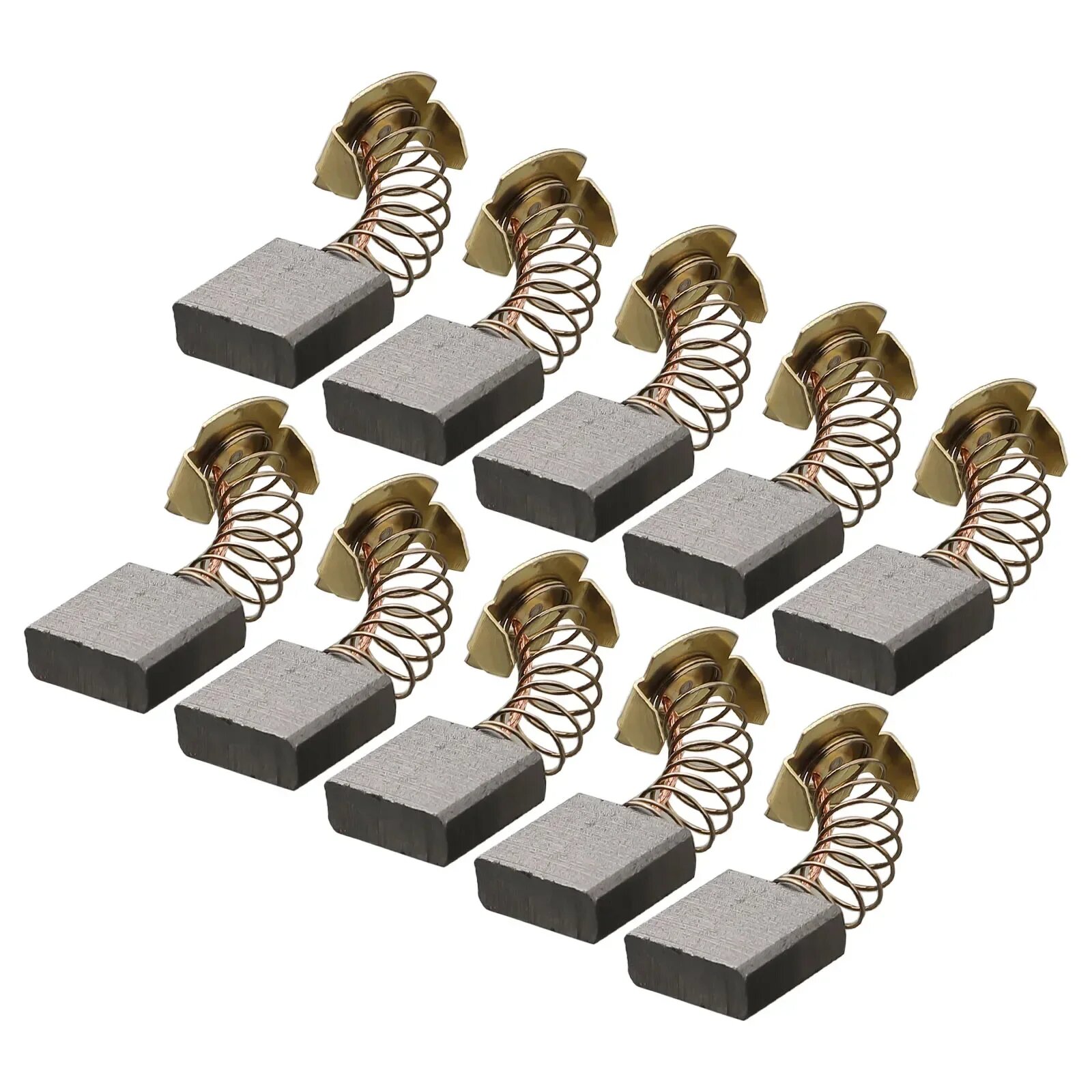 10 шт. угольные щетки для CB-204, молоток для сноса, угловая шлифовальная машина, аксессуары для электроинструментов, моторные щетки