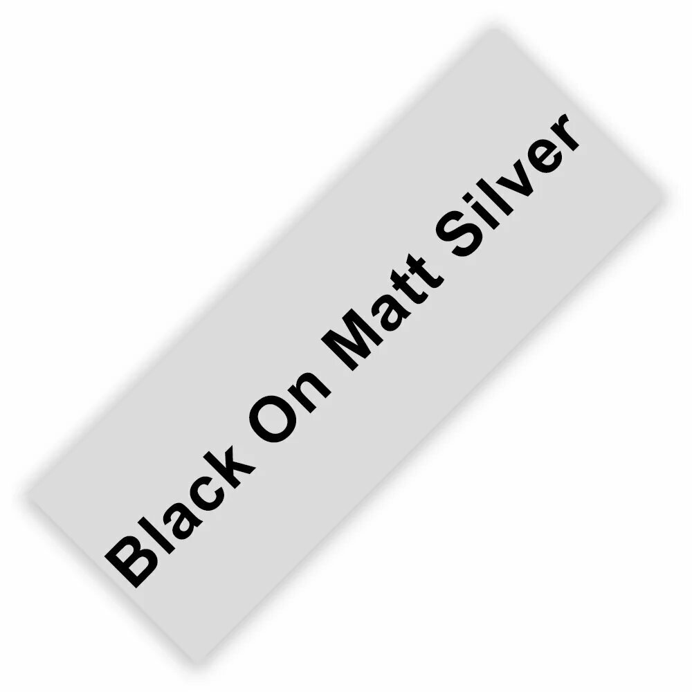 Лента для этикеток Labelwell 6/9/12 мм для Epson LW-300 LW-400 Black on Matt Sliver, 9 мм