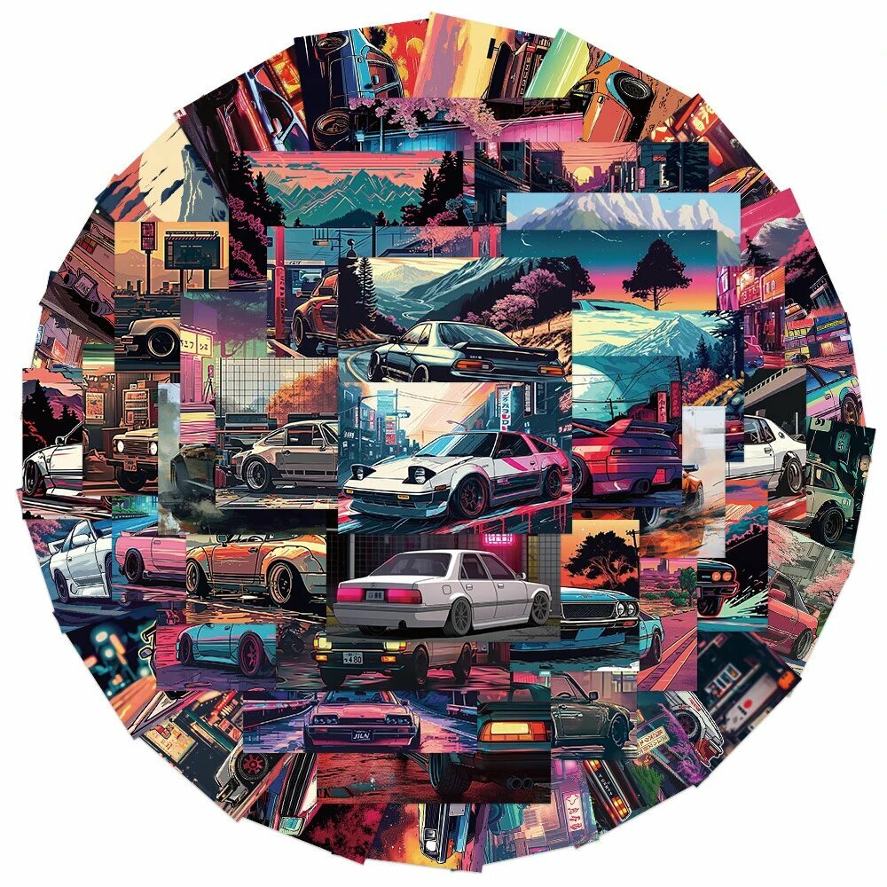 10/30/50 шт. винтажные наклейки Charile 50PCS