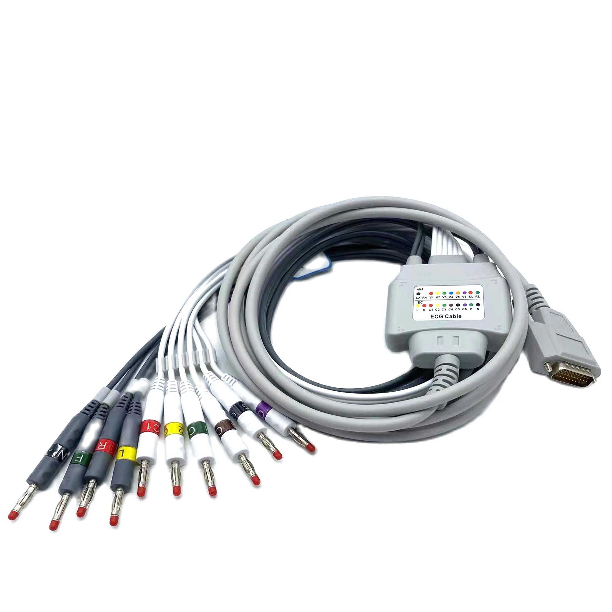 Совместимый 10-контактный ЭКГ-кабель Zoncare iMac 300 для пациента, 26 контактов