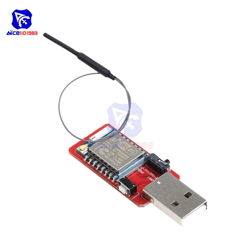 Diymore ESP8266 ESP-07 беспроводной модуль Wi-Fi CH340 ESP-07 Antenna