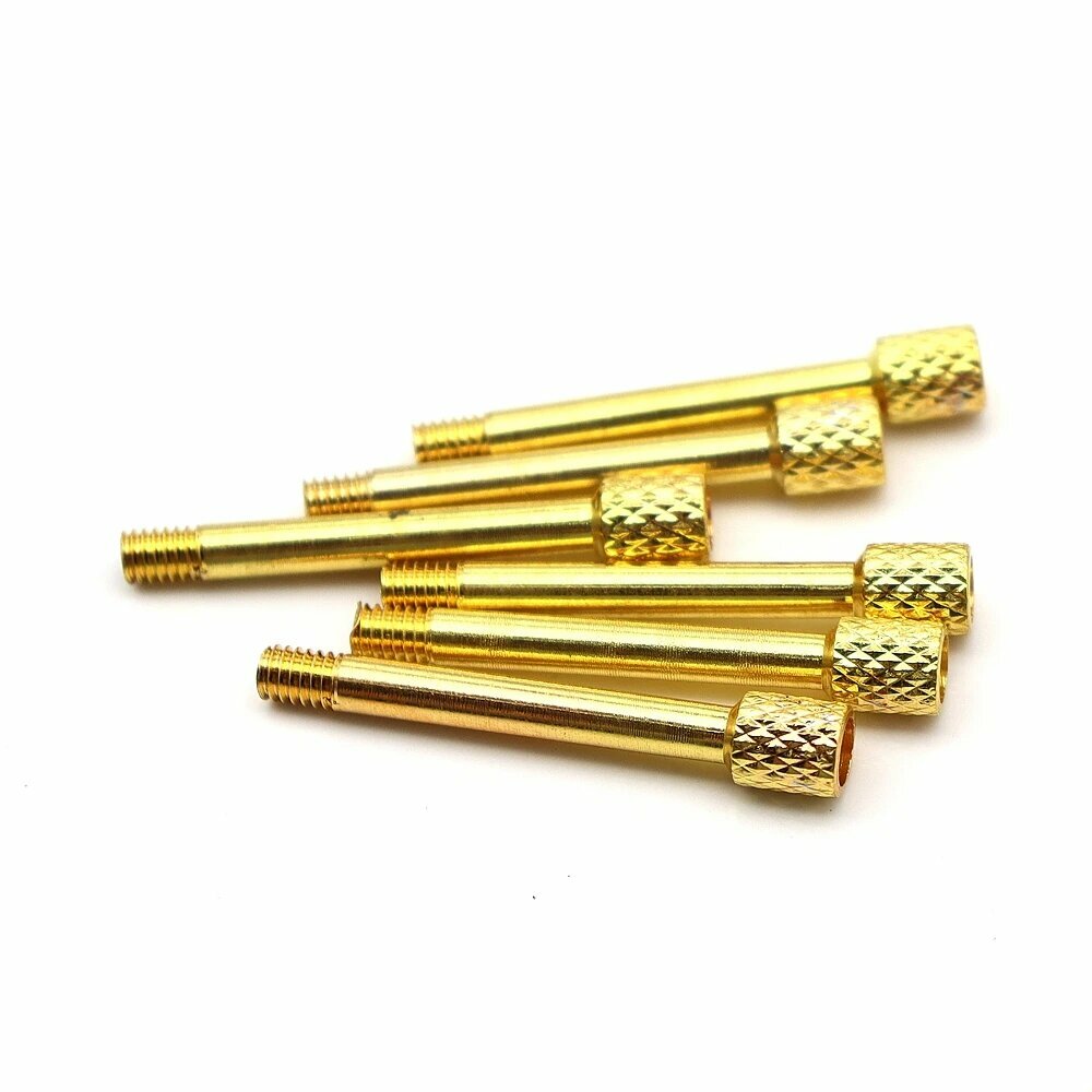 6 шт. латунных зажимов для моста Floyd Rose Gold