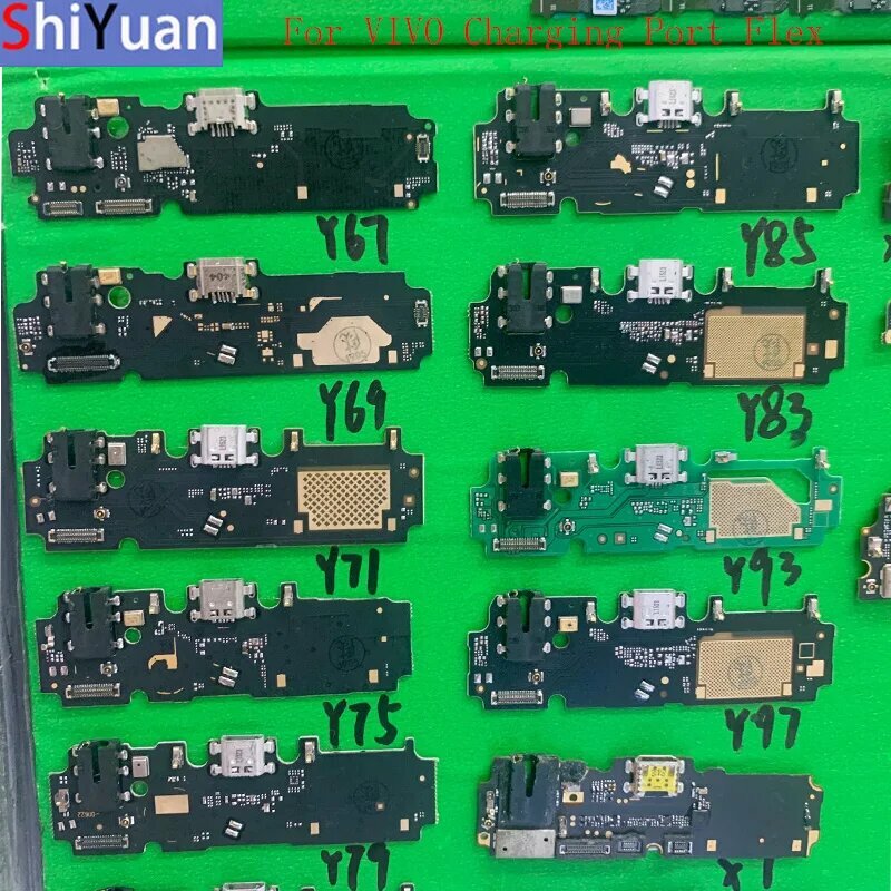 Детали платы разъема зарядного порта USB гибкий кабель для VIVO Y67 Y69 Y71 Y73 Y75 Y79 Y81 Y83 Y85 Y93 Y93S Y97 Запасная часть For Y71