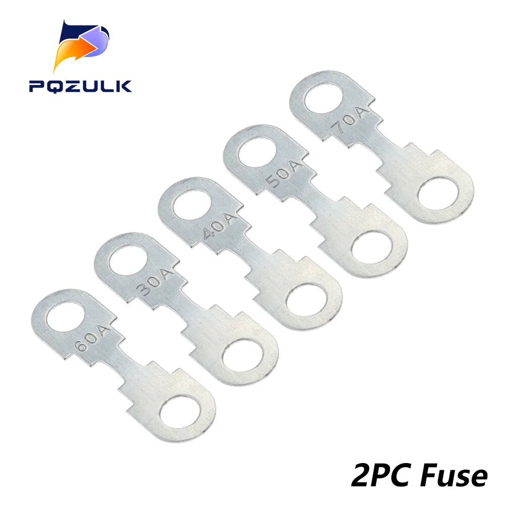 PQZULK Автомобильный блок предохранителей 30А 40А 80А 100А 150А 90A, 2PC Fuse-2