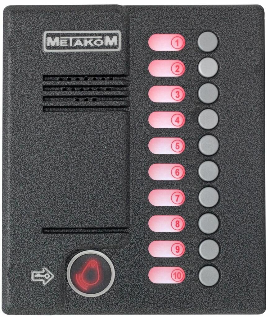 MK10.2-RFE блок вызова домофона Метаком