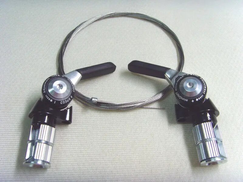 MicroSHIFT 9S TT Торцевой переключатель BS-A09 2 x 9/3 x 9-скоростной переключатель для шоссейного велосипеда, совместимый с Shimano