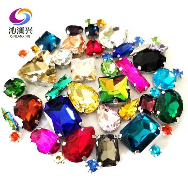 Хрустальные стразы для рукоделия Swarovski Mix color 50pcs
