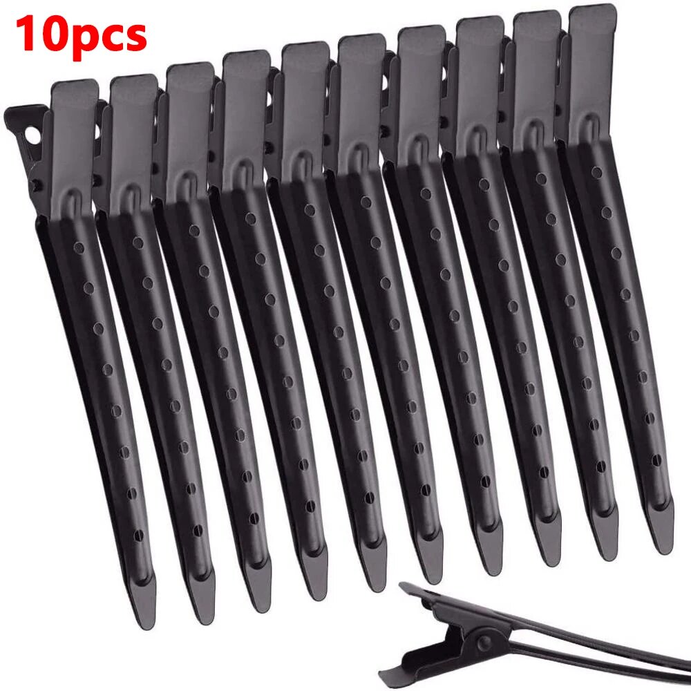 Комплект из 5/10 шт. заколок для волос из крокодиловой кожи 5pcs Black 9.5cm