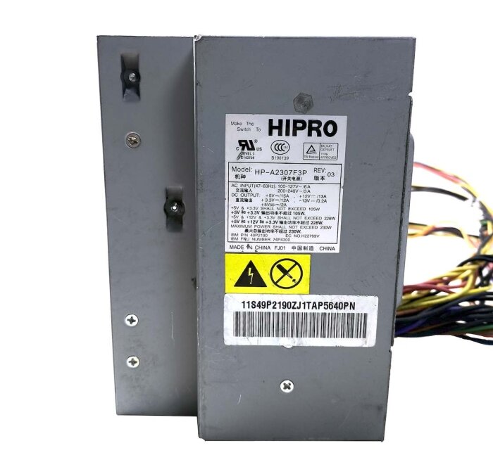 Блок питания 230W HIPRO HP-A2307F3P slim