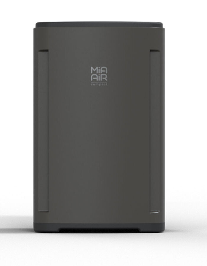 Очиститель воздуха Mia Air Compact, HEPA-13, угольные фильтры, для помещений до 25м², 3 скорости, антрацит