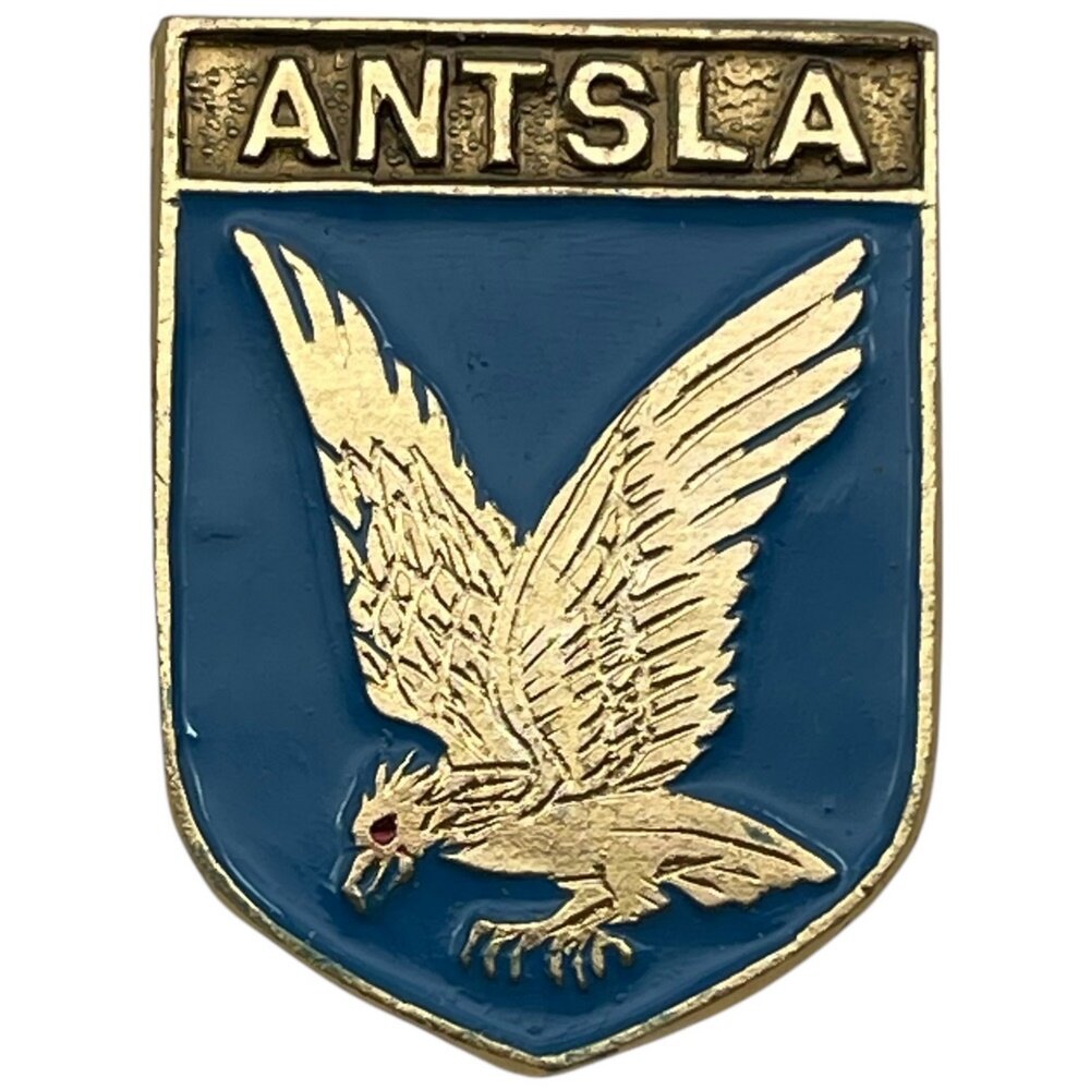 Знак "Antsla. Гербы городов Эстонии межвоенного периода" (Антсла) 1991-2002 гг. (КЭМЗ)