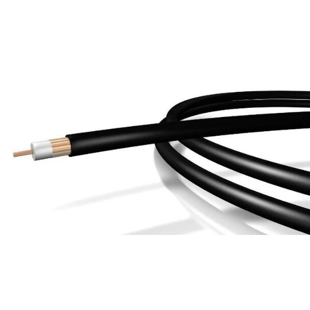 Кабель коаксиальный в нарезку Draka HD PRO 1.0/4.8 AF GY LSHF, 1 м