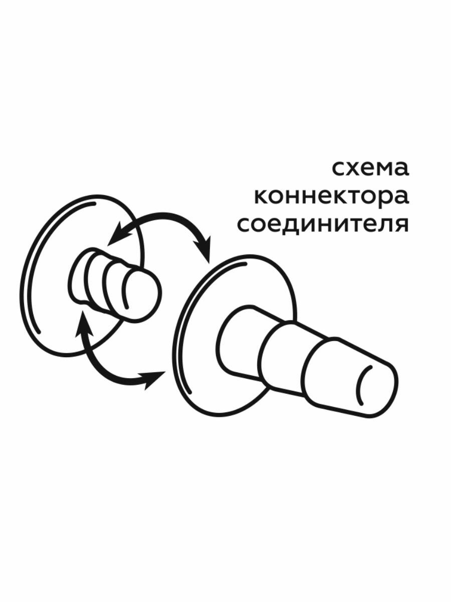 Фаллоимитатор 19 см vac u lock для секс машины и страпона harness, ПВХ