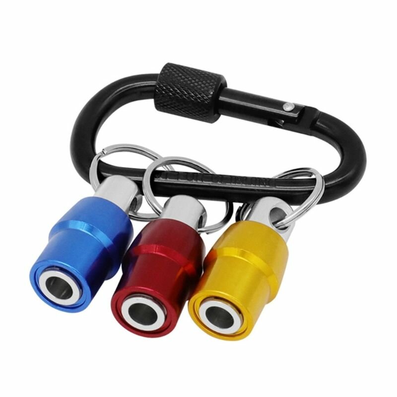 3 шт. 1/4 дюйма брелки, держатель бит, отвертка, шестигранная магнитная дрель, удлинитель хвостовика